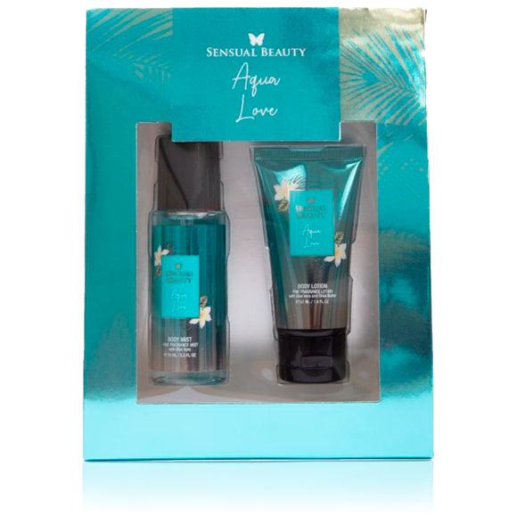 Sensual Beauty - Set Body Mist 75ml + Body Lotion 57ml Aqua Love – Ibella