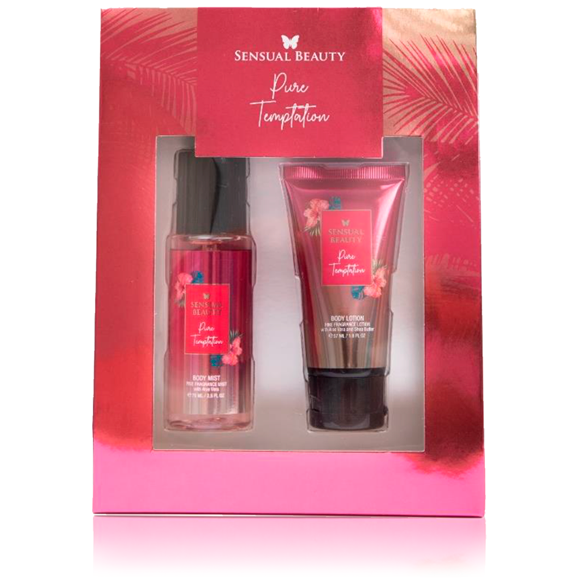 Set Body Mist 75ml + Body Lotion 57ml Pure Temptation – Ibella